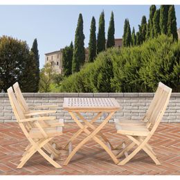 siena GARDEN Klapptisch »Klapptisch« 110x70 cm, Akazienholz natur + natur + natur