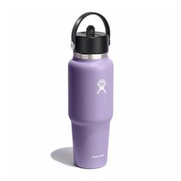 Hydro Flask Isolierflasche &raquo;32 oz Travel Wide Flex Straw Cap&laquo; Color Last -Pulverbeschichtung, 946 ml Moonshadow 946 ml
