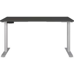 Germania Schreibtisch »Jet, elektrisch höhenverstellbar« moderne Farbvariationen, Breite 120/140/160/180 cm, Made in Germany Graphit/Silber +...