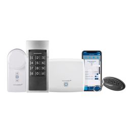 homematic IP Smart-Home-Zubeh&ouml;r &raquo;Bundle Starter Set Zutritt + Keypad&laquo; Wei&szlig; Das Keypad steuert den homematic IP T&uuml;rschlossantrieb per Zahlencode