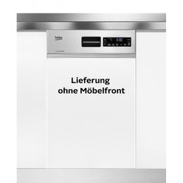 Beko teilintegrierbarer Geschirrspüler »BDSS28040XQ 7686101635« 10 Maßgedecke SelfDry silberfarben Hygienelntense