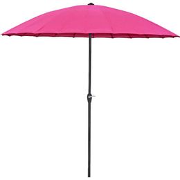 Garden Pleasure Sonnenschirm mit 24 Streben, pink pink Bezug: 100% Polyester