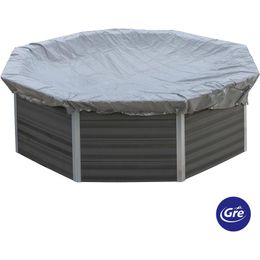 GRE Pool-Abdeckplane »Winterabdeckplane« für Compositepools Grau B/H/L: 460 cm x 460 cm