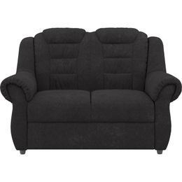 Home Affaire 2-Sitzer &raquo;Boston&laquo; Sofa mit hoher R&uuml;ckenlehne schwarz 100% Polyester