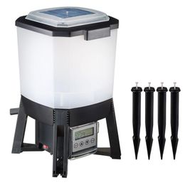 Ubbink Fisch-Futterautomat &raquo;Koi Feeder - SOLAR&laquo; Solarbetrieben transparent