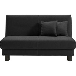 ell+ell ELL + ELL Schlafsofa »Enny« Liegefläche Breite 120 oder 140 cm, Liegehöhe 40 cm, Füße schwarz dunkelgrau