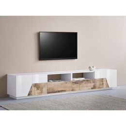 Inosign Lowboard »ALIEN- TV-Board, mit 4 Türen, 2 Schubladen und 2 offenen Fächern« TV-Kommode Breite ca. 260 cm "Made in Italy" weiß...