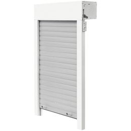 Schellenberg Aufsatzrollladen »Set für Fenster, Mini System für 60 mm Stahlrohrwelle« Set, PVC Jalousie, in verschiedenen Größen erhältlich, grau grau