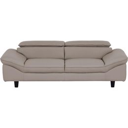 Home Affaire 3-Sitzer »Pilot« Big-Sofa mit Kopfteilverstellung mud