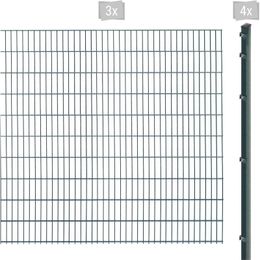 Arvotec Doppelstabmattenzaun »EXCLUSIVE 203 zum Einbetonieren« Zaunhöhe 203 cm, Zaunlänge 2 - 60 m anthrazit