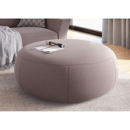 Sit & More sit&more Hocker &raquo;Cadabra&laquo; Rundhocker, Durchmesser Sitzfl&auml;che 64 cm oder 104 cm rosa Samtoptik (100% Polyester);Soft clean (98% Polyester, 2% Polyamid)