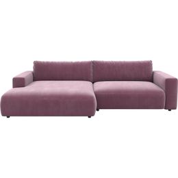 Musterring Ecksofa »LUCIA L-Form« rosewood SAMT