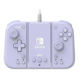 HORI Switch-Controller »Split Pad Compact Adapter Set« Pastell-lila Offiziell lizenziert von Nintendo