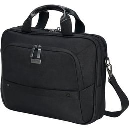 Dicota Laptoptasche »Eco Top Traveller SELECT 14-15.6"« Schwarz Vordertasche mit Einsteckfächern für mobiles Zubehör