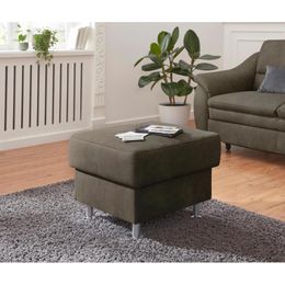 Sit & More sit&more Hocker &raquo;Cardoso&laquo; grau Luxus-Microfaser 2 (100% Polyester);Luxus-Microfaser ALTARA NUBUCK (100% Polyester);Luxus-Microfaser 1 (100% Polyester)
