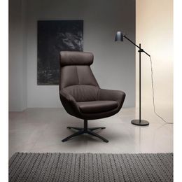 BETYPE Drehsessel »Be Organic High Back, Loungesessel, Hochlehnsessel« in elegantem Design mit Drehfunktion ebony