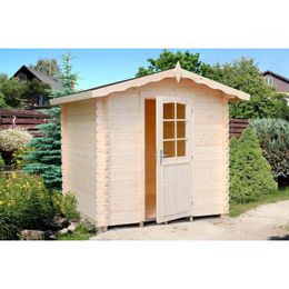 Palmako Gartenhaus &raquo;Vivian&laquo; 3,8 qm beige Massivholz