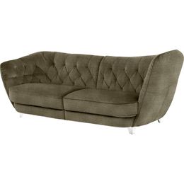 LEONIQUE Big-Sofa »Retro« stylischer Hochlehner pino