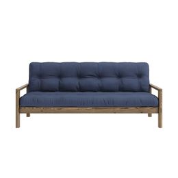 Karup Design Schlafsofa »KNOB« mit Futonmatratze, verschiedene Farben, FSC -zertifiziert, Kiefer Navy