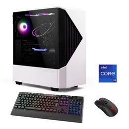 Hyrican Gaming-PC »Horizon 6930« DDR5, PCIe SSD Gen4, Windows 11 weiß/schwarz Intel Wi-Fi 6 AX201, ARGB-Beleuchtung 1x PS/2, 2x USB 2.0, 2x USB 3.2...