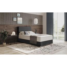 MR. COUCH Boxbett »Stratus 2« inkl. Bettkasten und Matratze Stripes 8629 stone