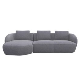 FLEXLUX Wohnlandschaft »Torino, rund, L-Form, Sofa-Ecke mit Recamiere, Longchair-Sofa« Modernes, organisches Sofa-Design, Kaltschaum,...