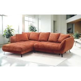 exxpo - SOFA FASHION Ecksofa »Midway mit einfacher Easy-Lift-Bettfunktion, bequem und modern« inkl. Bettfunktion und praktischem Bettkasten, L-Form...