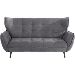 LEONIQUE 2-Sitzer »Ariana« Big-Sofa bzw. stylischer Hochlehner stone
