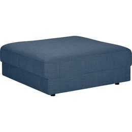 Trendmanufaktur Polsterhocker &raquo;Bourbon&laquo; In verschiedenen Gr&ouml;&szlig;en erh&auml;ltlich blue horizon
