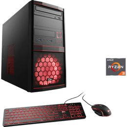 CSL Gaming-PC &raquo;Sprint V24810&laquo; rot Microsoft Windows 11 Home (64 Bit): Bereits vorinstalliert f&uuml;r sofortigen Start.