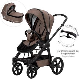 Hartan Kombi-Kinderwagen »Rock it GTR Outdoor mit Handbremse« Made in Germany toffee