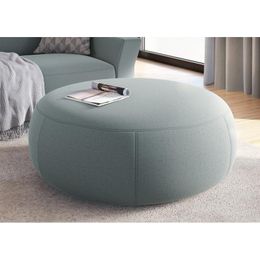 Sit & More sit&more Hocker &raquo;Cadabra&laquo; Rundhocker, Durchmesser Sitzfl&auml;che 64 cm oder 104 cm blau Samtoptik (100% Polyester);Soft clean (98% Polyester, 2% Polyamid)