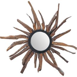 Sit Spiegel &raquo;Romanteaka&laquo; aus recyceltem Altholz Teak, Shabby Chic, Vintage beige