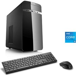 CSL PC »Speed V25129« schwarz Inkl. Maus, Tastatur, WLAN 300 MBit/s, USB 3.2 Gen1: Startklar mit allem, was du brauchst.