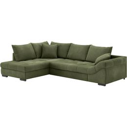 MR. COUCH Ecksofa »Allegro DuraFlex, L-Form« Hochschläfer-Bettauszug, Kaltschaumpolsterung, bis 140 kg belastbar Memphis 12 green
