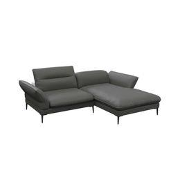 FLEXLUX Ecksofa »Salino, Funktionssofa mit Recamiere, Relaxsofa, Ecksofa« Sofa mit Arm- und Kopfteil-Verstellungen, Kaltschaum & Stahl-Wellen Warm...