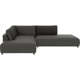 Musterring Ecksofa »Lucia« mit großem Longchair, verschiedene Farben, B304 x T224 cm anthrazit