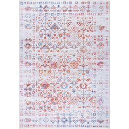 FLAIR RUGS Teppich »CAMILLE« rechteckig 2 mm Höhe Faltbar mit Tragetasche rot Obermaterial: 100% Polyester B : 160 cm 1 Stk.