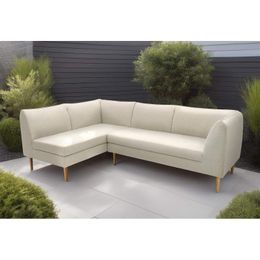 DOMO collection Ecksofa »Filho, individuell erweiterbar« L-Form für Terrasse, Garten und Balkon, speziell für Outdoor sand