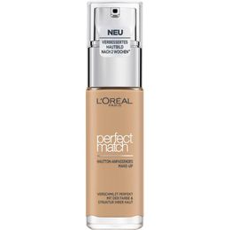 L'ORÉAL PARIS Foundation »Perfect Match Make-Up« mit langanhaltender Formel 3.D/3.W Warm Undertone Foundation von L'Oréal Paris