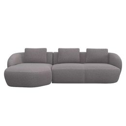 FLEXLUX Wohnlandschaft »Torino, rund, L-Form, Sofa-Ecke mit Recamiere, Longchair-Sofa« Modernes, organisches Sofa-Design, Kaltschaum,...