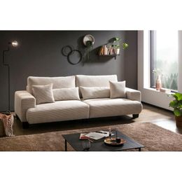 exxpo - SOFA FASHION Big-Sofa »Big Ayo, Megasofa, toller Sitzkomfort, modern & zeitlos, Cord Bezug« inkl. loser Rücken- und Zierkissen, frei im...