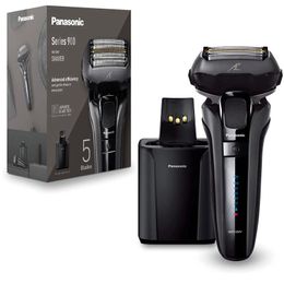 Panasonic Elektrorasierer »Series 900 Premium Rasierer ES-LV9U« Reinigungsstation Langhaartrimmer schwarz Automatische Reinigungs- und Ladestation...