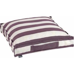 HOCK H.O.C.K. Sitzkissen »Classic Streifen Outdoor« wasser- und schmutzabweisend lila + gestreift Kissen: 100% Polyacryl. Füllung: 100% Synthetik B/L:...