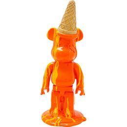 KARE Dekofigur &raquo;Deko Figur Gelato Bear&laquo; orange Polyresin