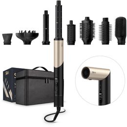 Silk'n Multihaarstyler &raquo;Multihaarstyler SilkyAirFlex&laquo; 8 Aufs&auml;tze 8in1 beige Praktischer Aufbewahrungskoffer f&uuml;r einfaches Verstauen und Mitnehmen
