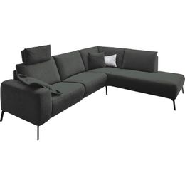 Inosign Ecksofa »Bellini L-Form« incl. motorischer Relaxfunktio, wahlweise Easy Care-Bezug anthrazit