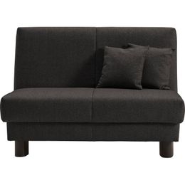 ell+ell ELL + ELL Schlafsofa »Enny« Liegefläche Breite 120 oder 140 cm, Liegehöhe 40 cm, Füße schwarz dunkelgrau