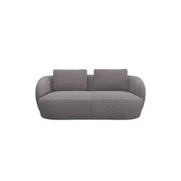 FLEXLUX 2, 5-Sitzer »Torino, rund, Couch, Loveseat, « Modernes, organisches Sofa-Design, Kaltschaum, Wellenunterfederung Latte