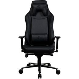 Arozzi Gaming-Stuhl »Vernazza XL SoftPU« () Kunstleder schwarz + schwarz Pro-Blockier-Kippmechanismus, der es Ihnen ermöglicht, den Sitz um bis zu...